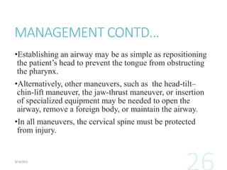 Airway obstruction | PPTX