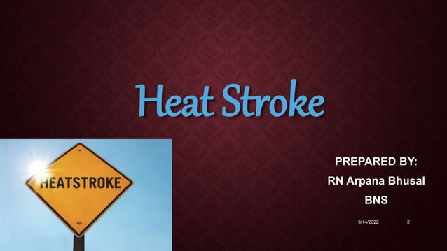 Heat stroke | PPT