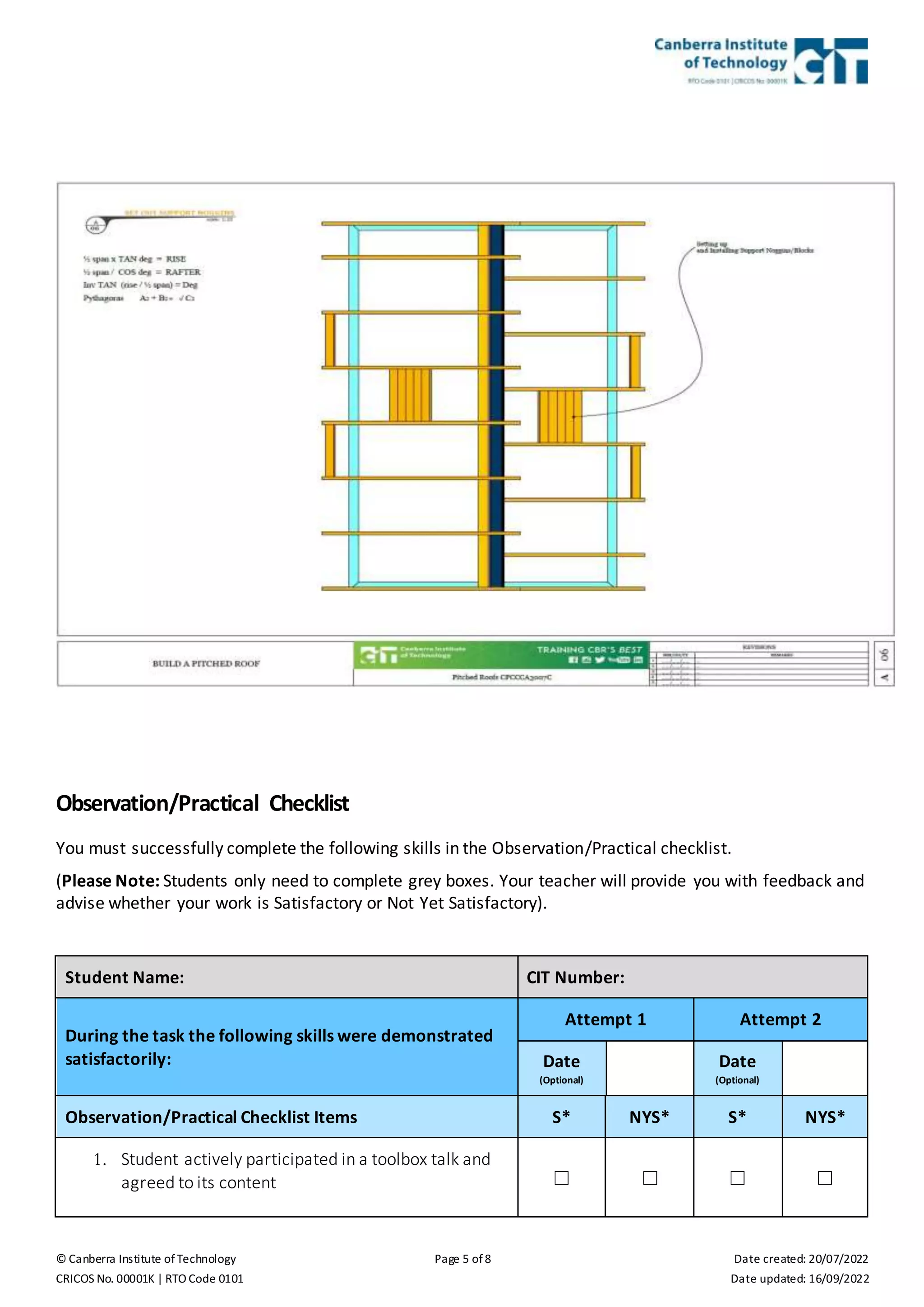 3. Practical Assessment Skillion roof.docx