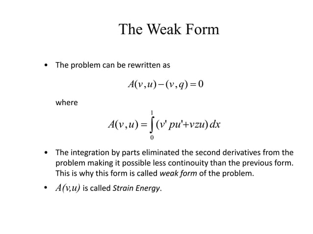 3. Weighted residual methods (1).pptx | Physics | Science