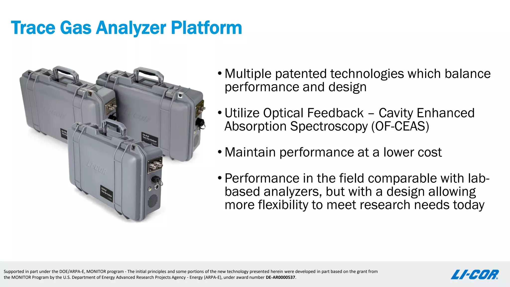 Leggett, Graham: LI-COR Trace Gas Analyzers - Applications for ...