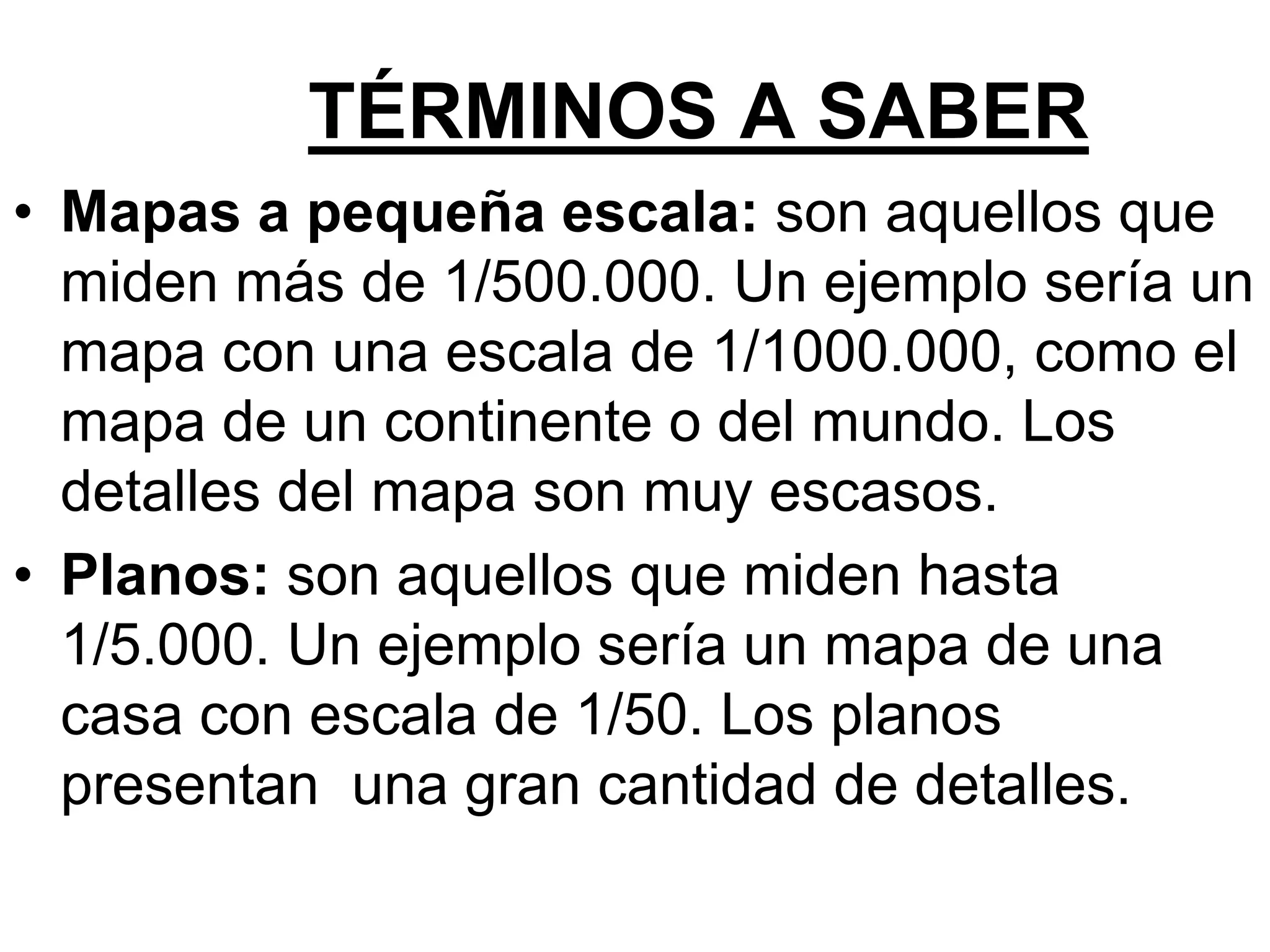 Mapas Tipos Y Elementos Ppt