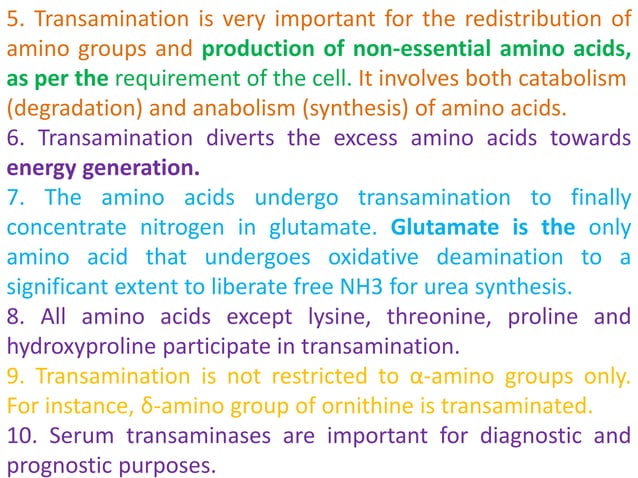 3.TRANSAMINATION.pptx | Chemistry | Science
