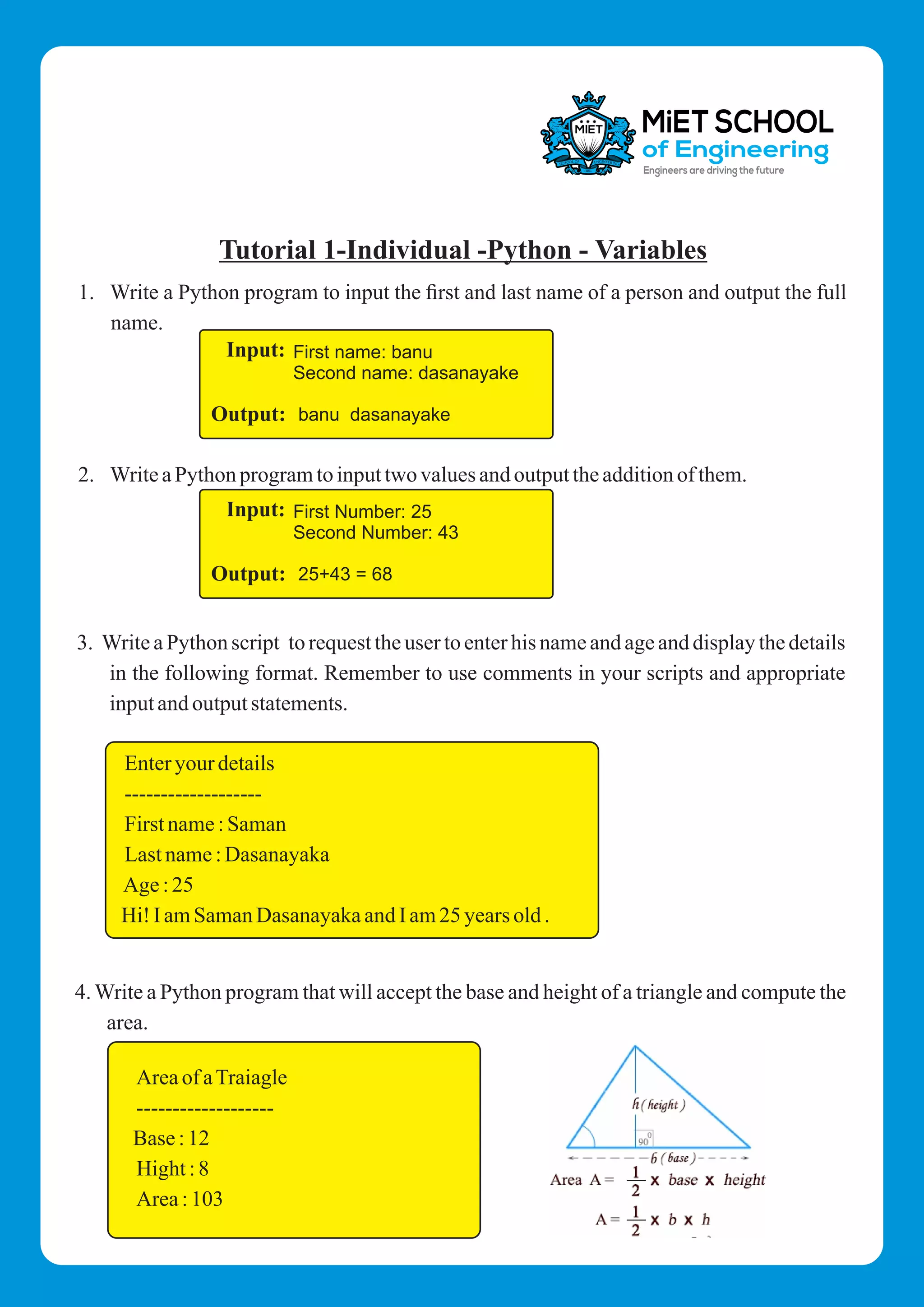3.Tutorial 3 -Variables.pdf
