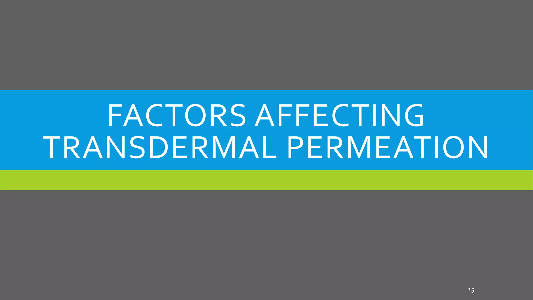 Transdermal drug delivery systems | PPT