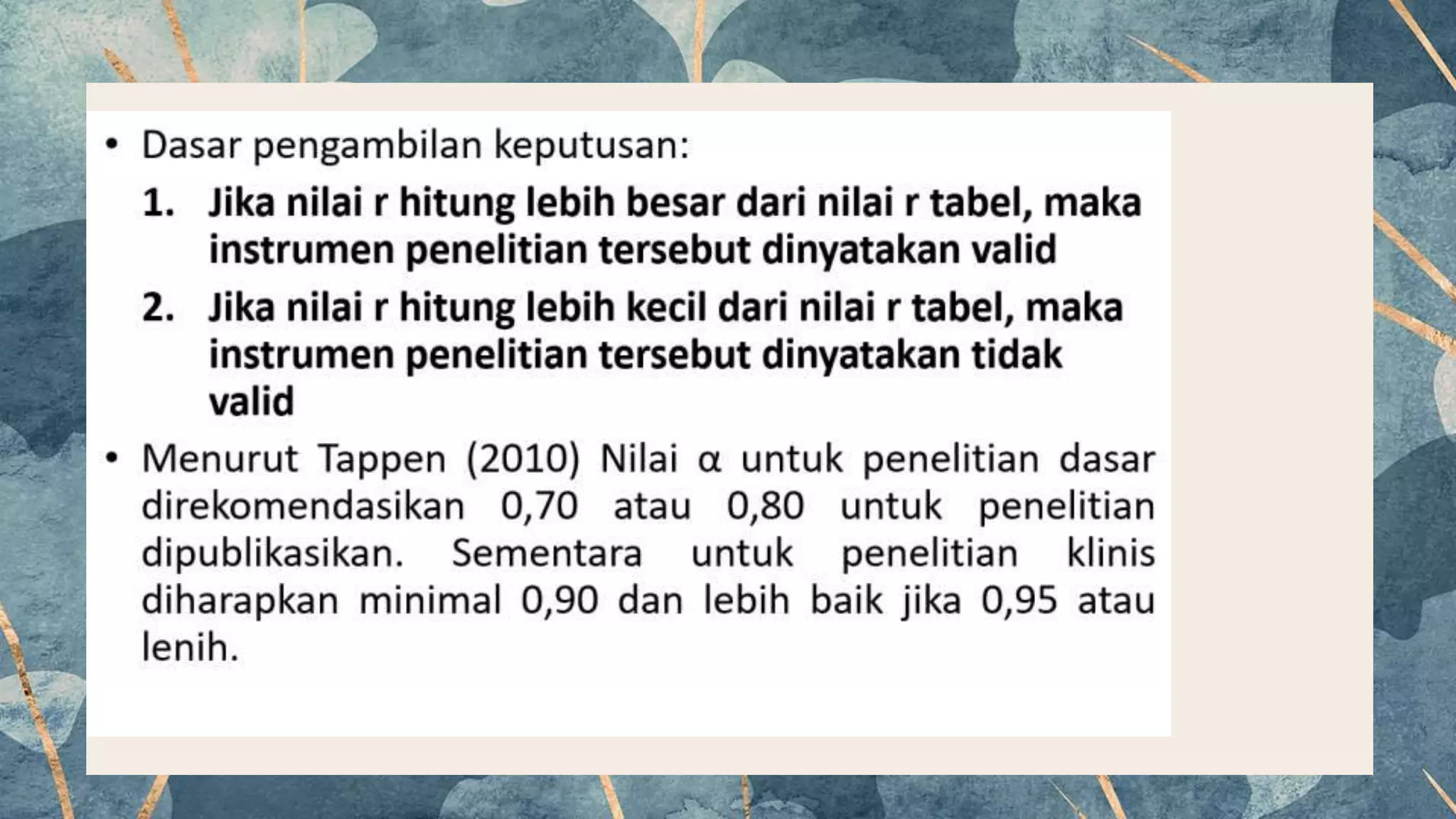 3. Uji Validitas dan Reliabilitas.pptx