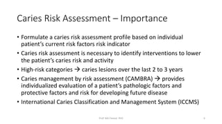 Caries Risk Assessment | PDF