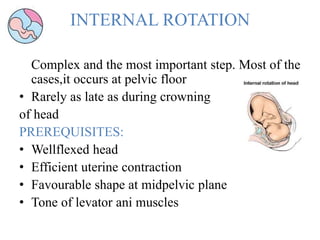 3.mech of labour.pptx | Pregnancy | Reproductive Health