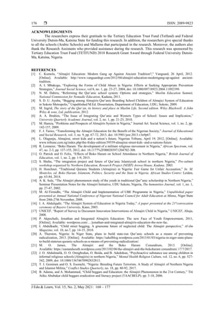 Assessing socio-cultural factors affecting integration of Almajiris into formal education system ...