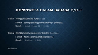 3.4 Tipe Data, Variabel dan Konstanta.pptx