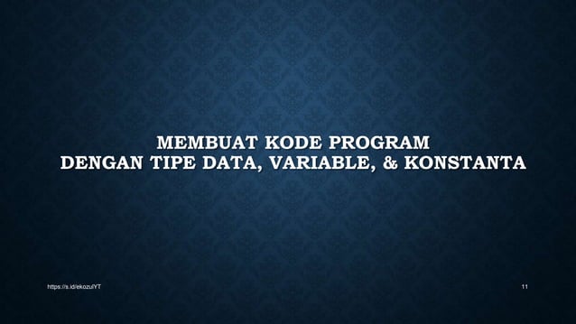 3.4 Tipe Data, Variabel dan Konstanta.pptx