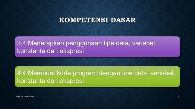 3.4 Tipe Data, Variabel dan Konstanta.pptx