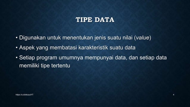 3.4 Tipe Data, Variabel dan Konstanta.pptx