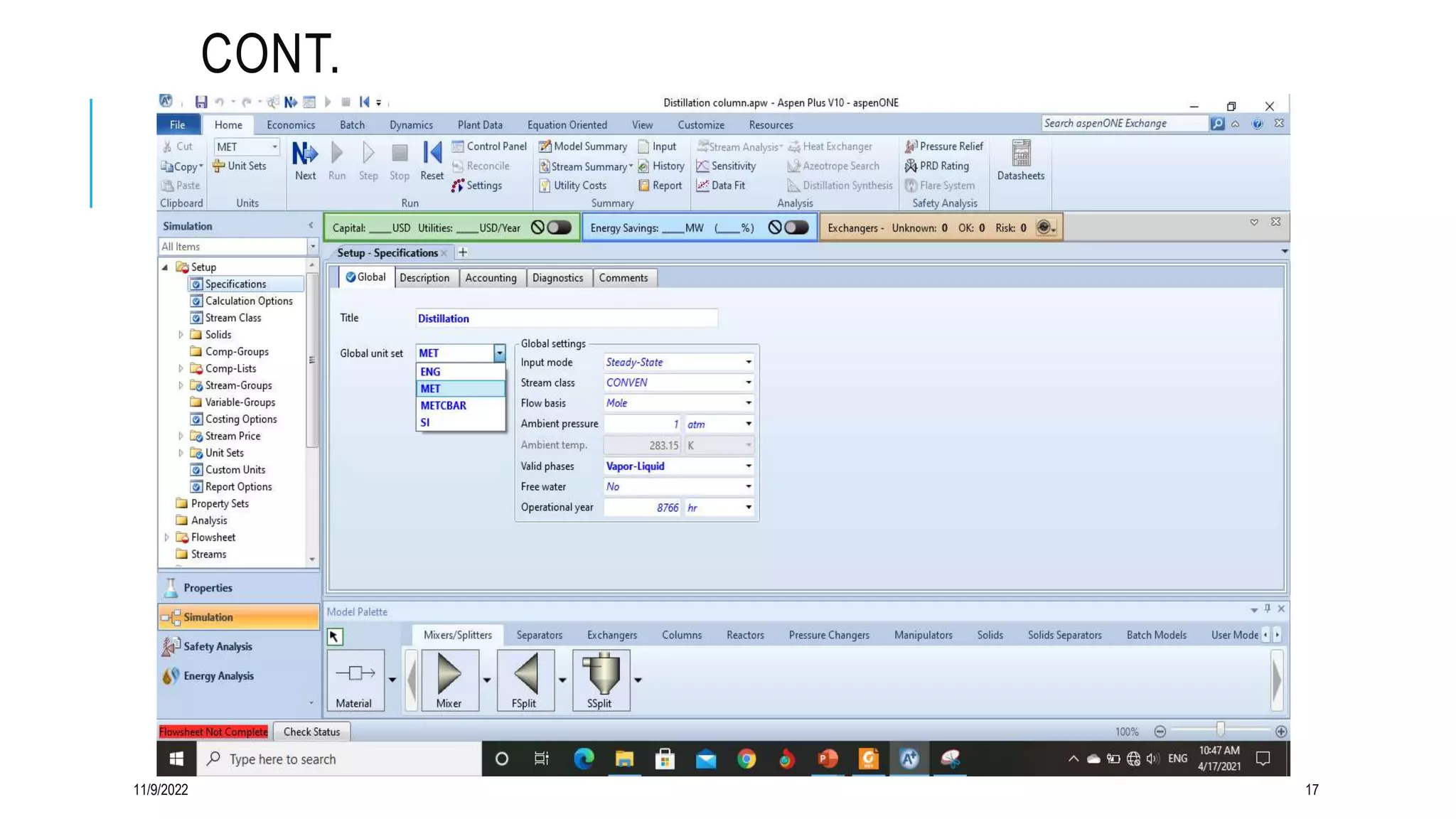 Using aspen plus for process simulation.pptx