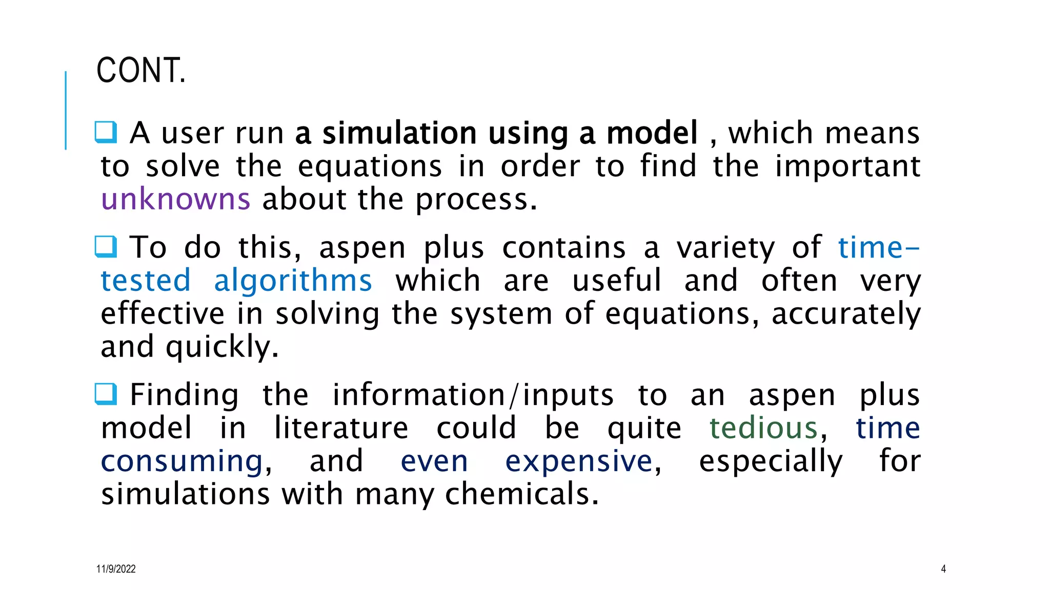 Using aspen plus for process simulation.pptx
