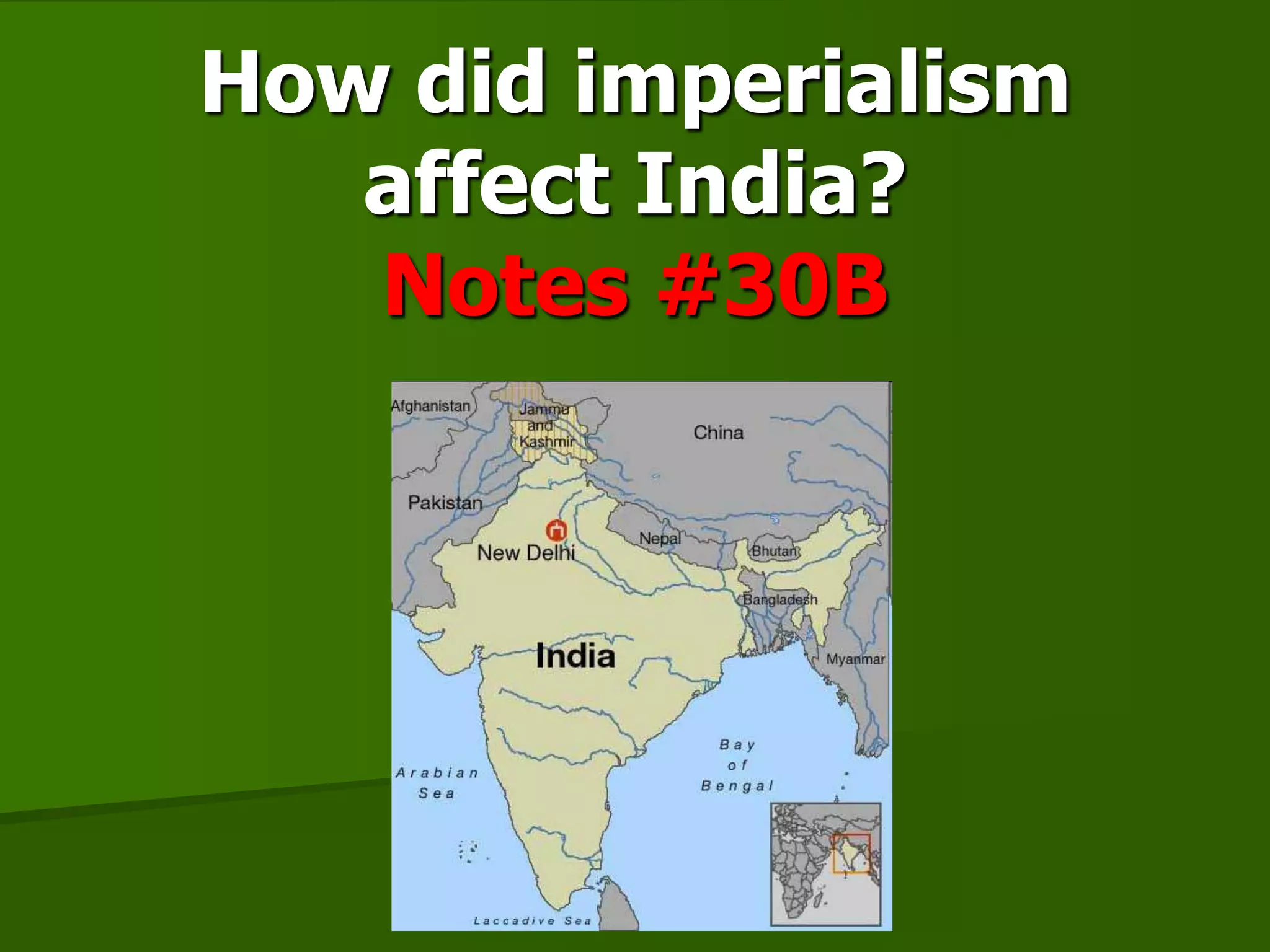 3. Imperialism in India | PPT