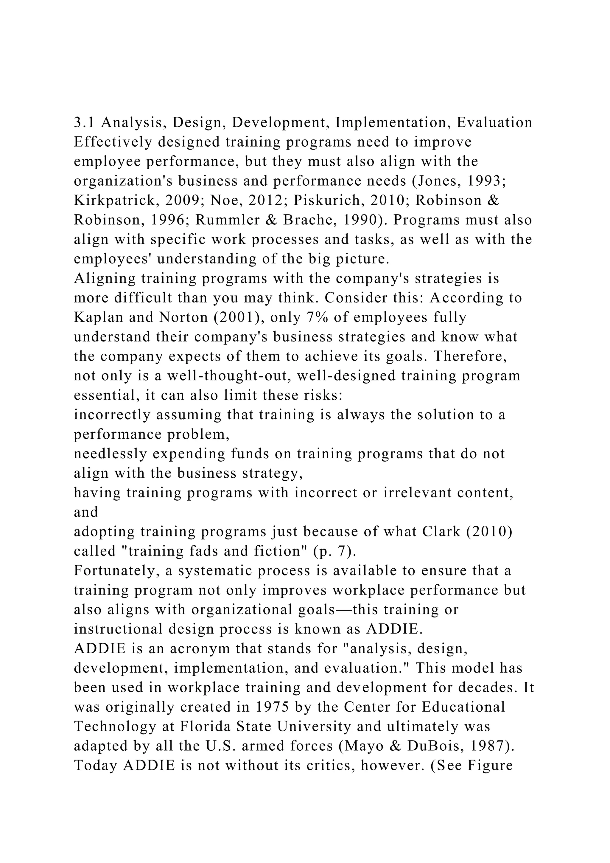 3.1 Analysis, Design, Development, Implementation, EvaluationEff.docx