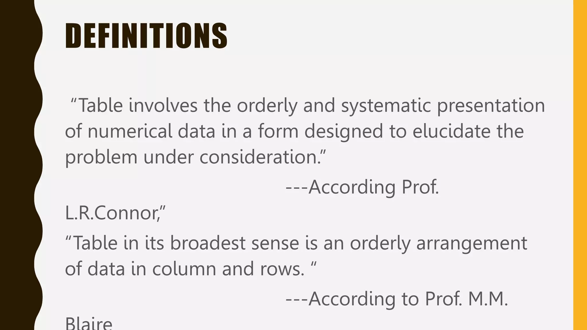 3. Tabulation of data.pptx | Databases | Computer Software and Applications