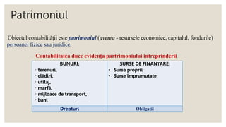 Noțiuni fundamentale de evidență contabilă | PPT