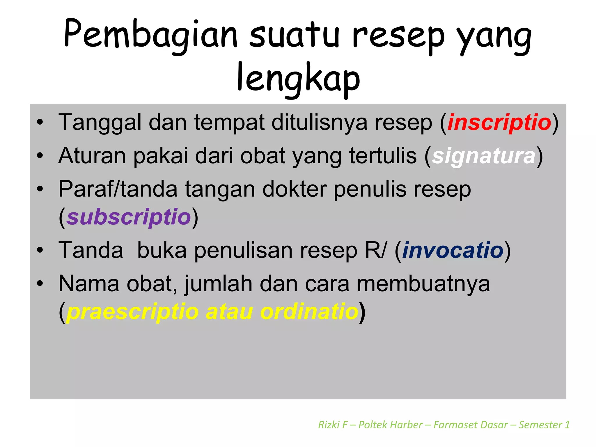 3. Resep dan Salinan Resep PPT.ppt