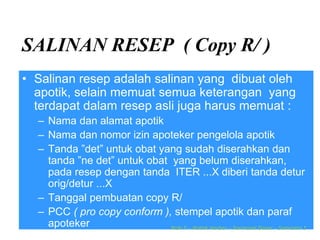 3. Resep dan Salinan Resep PPT.ppt