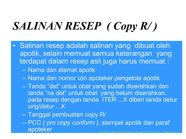 3. Resep dan Salinan Resep PPT.ppt