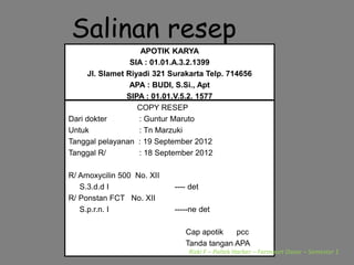 3. Resep dan Salinan Resep PPT.ppt
