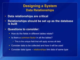 3.1 Database structure - designing a system.ppt