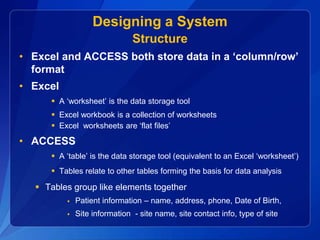 3.1 Database structure - designing a system.ppt