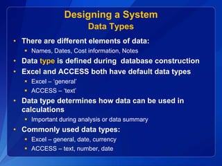 3.1 Database structure - designing a system.ppt