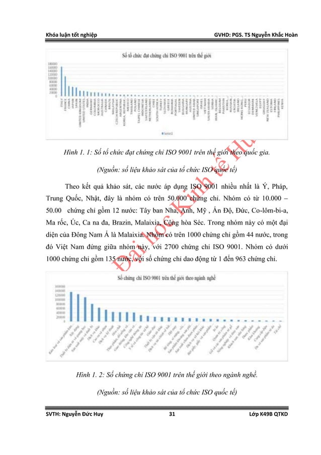 Một số giải pháp trong việc nâng cao áp dụng hệ thống quản lý chất lượng ISO 9001-2015 | DOCX