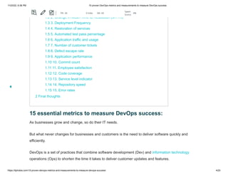 3.15 proven DevOps metrics and measurements to measure DevOps success.pdf