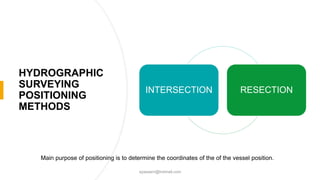 Hydrographic Surveying - Positioning | PPTX