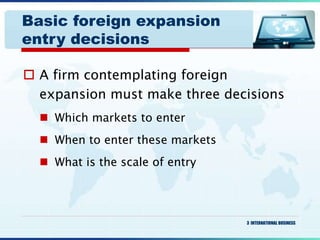 3. Modes of Entry.pptx | Free Download