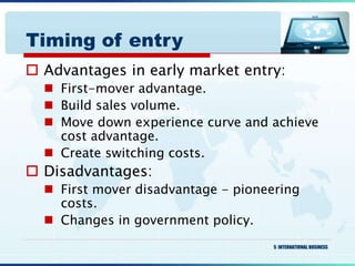 3. Modes of Entry.pptx | Free Download