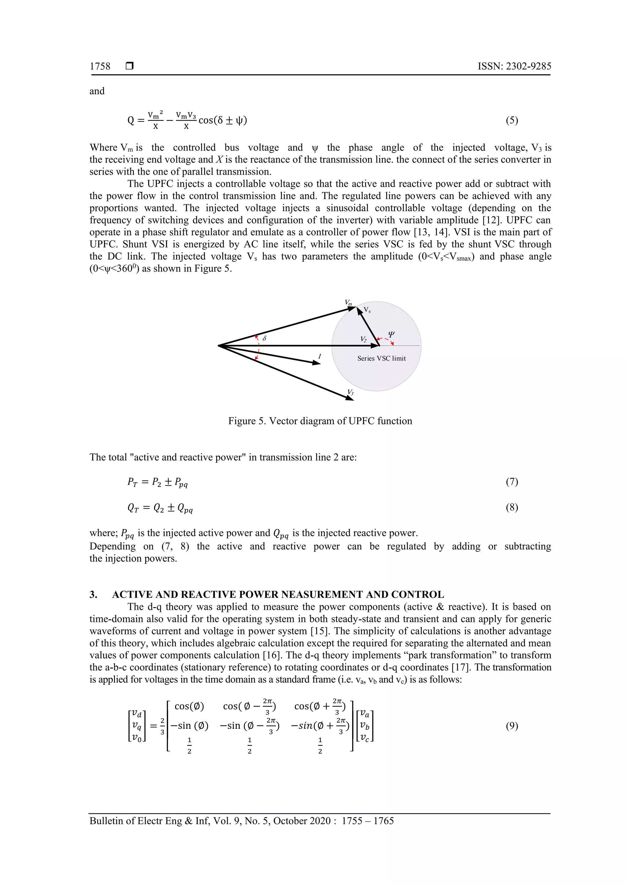 Power flow control in parallel transmission lines based on UPFC | PDF