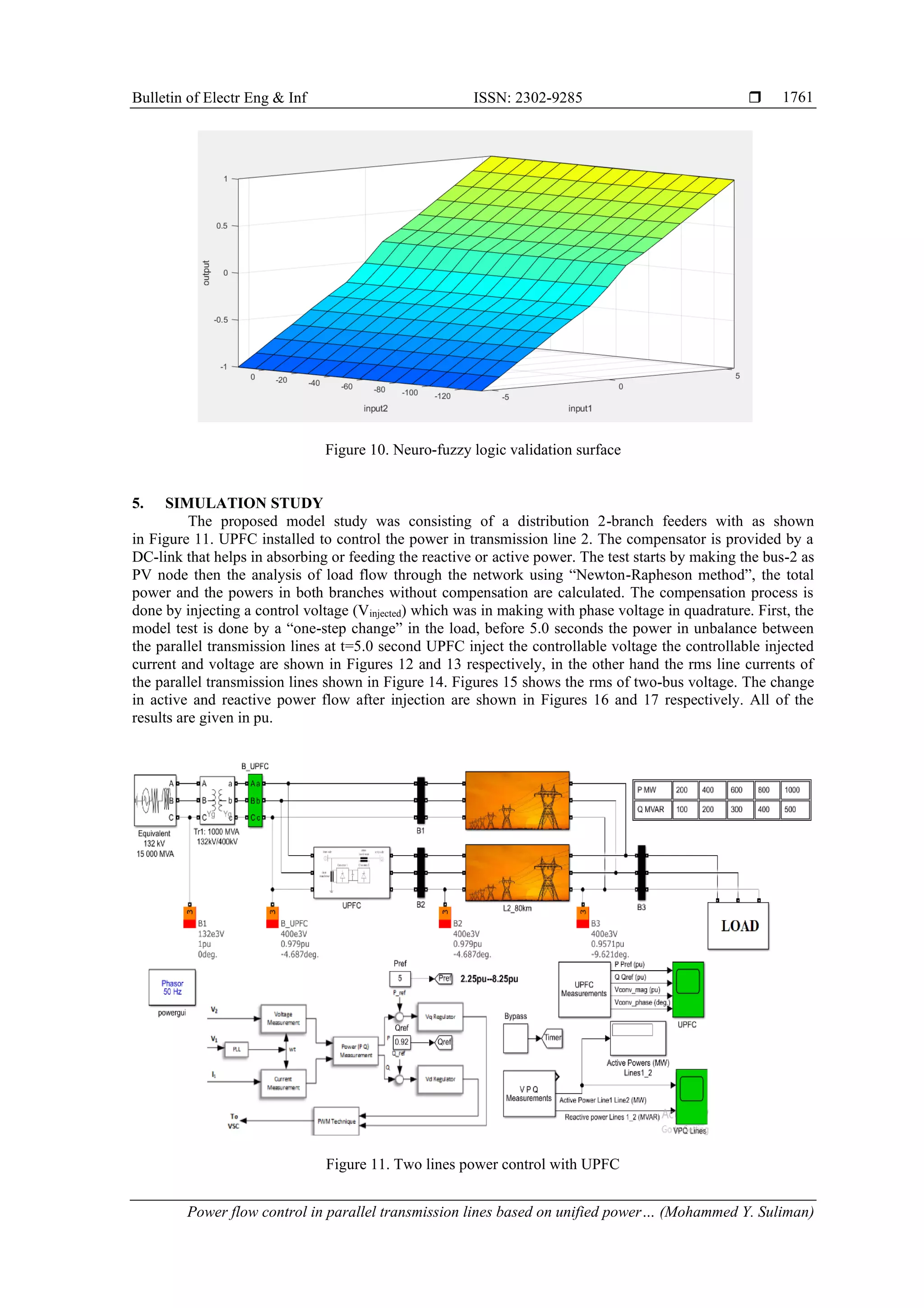 Power flow control in parallel transmission lines based on UPFC | PDF