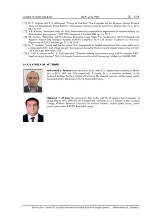 Power flow control in parallel transmission lines based on UPFC | PDF