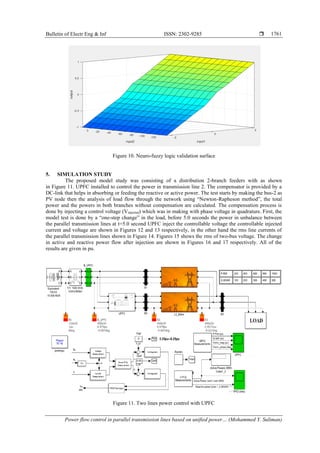 Power flow control in parallel transmission lines based on UPFC | PDF