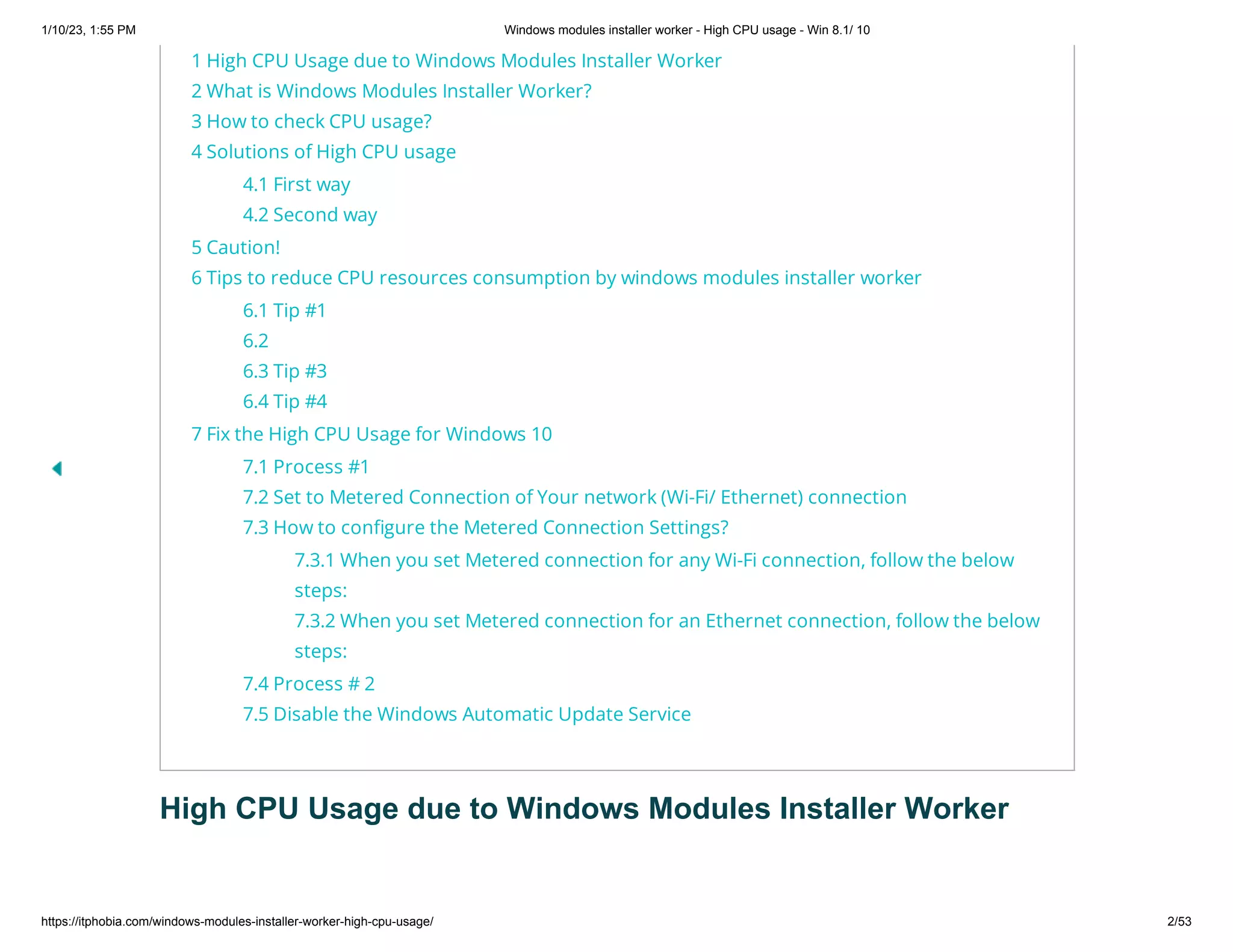 3.Windows modules installer worker - High CPU usage - Win 8.1_ 10.pdf