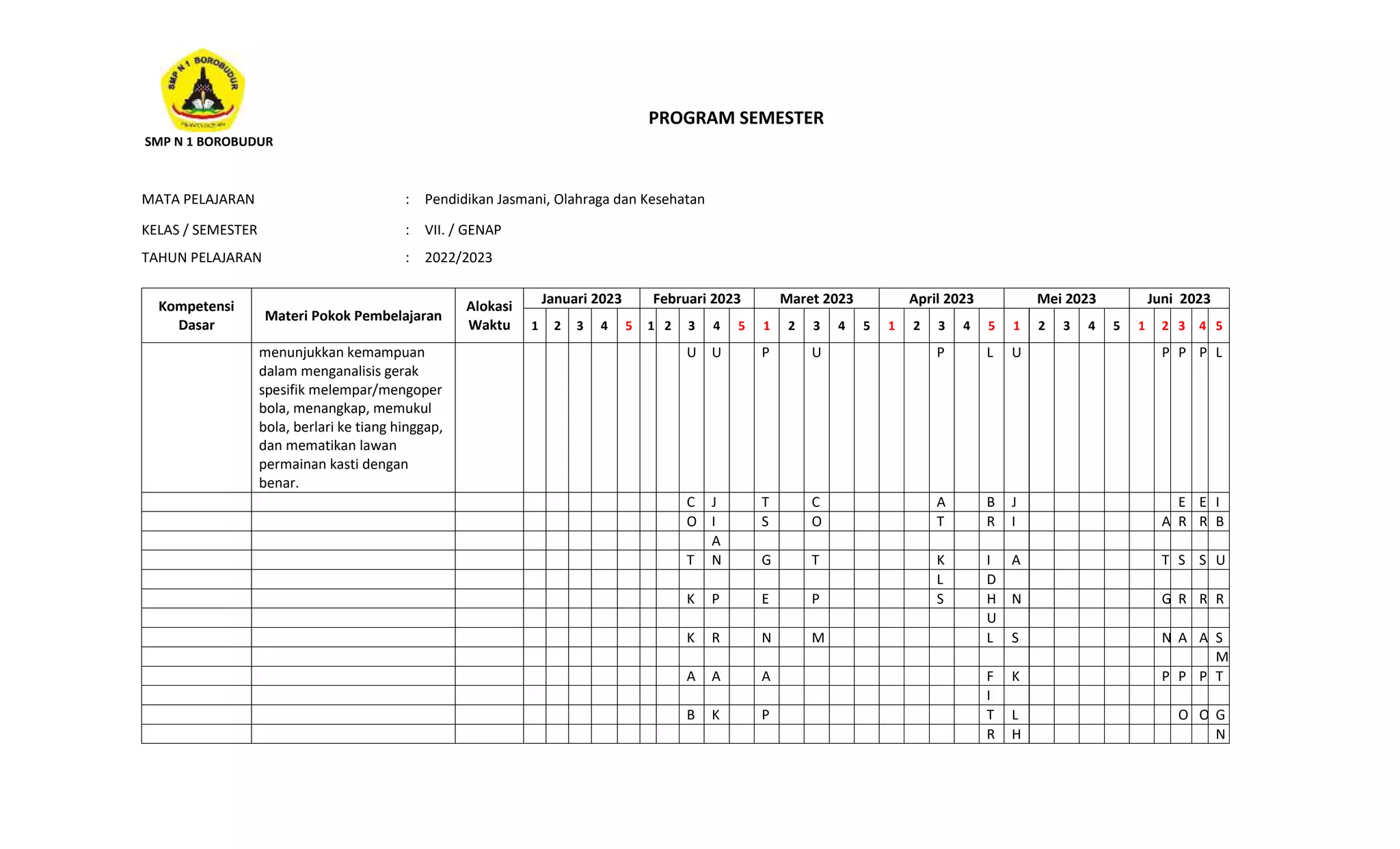 3. PROMES PJOK KELAS 7.docx