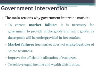 3.1 - Reasons for Government Intervention in Market.pptx