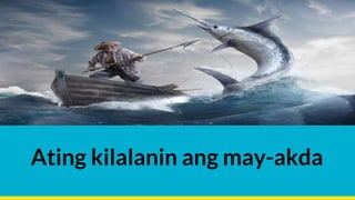 Ang Matanda at ang Dagat (Nobela).pptx