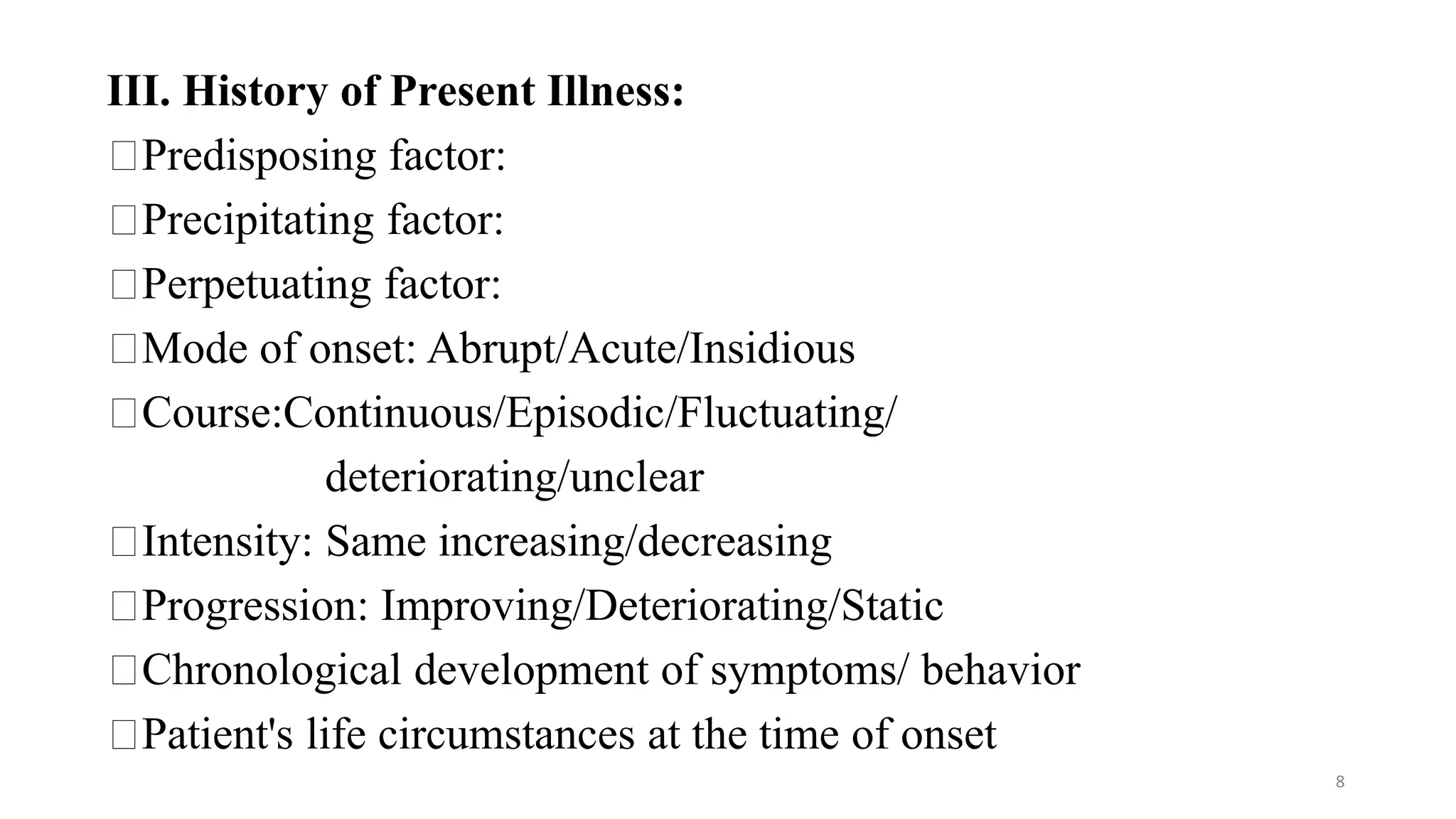 Psychiatric History taking and mental status examination | PPTX