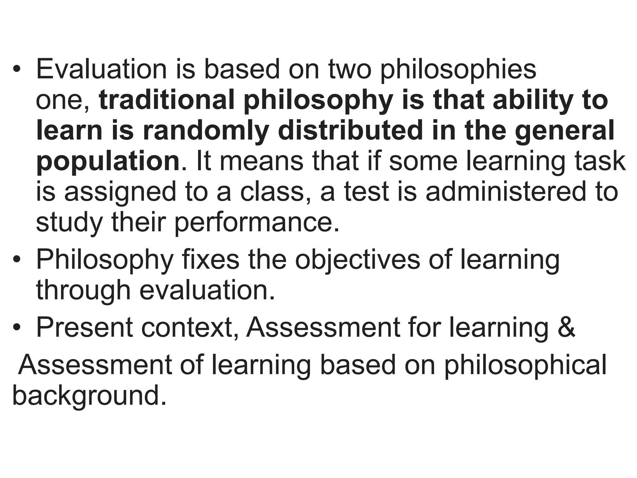 3.5 Educational evaluation and philosophy.pptx