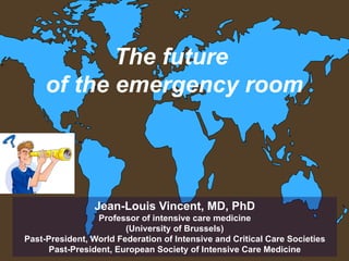 The future of the emergency room | Jean-Louis Vincent at TBS23 | PDF