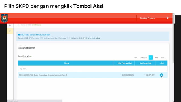 3. Manual Book SIPD Penatausahaan - Pengisian DPA, RAK, dan Pelimpahan ...