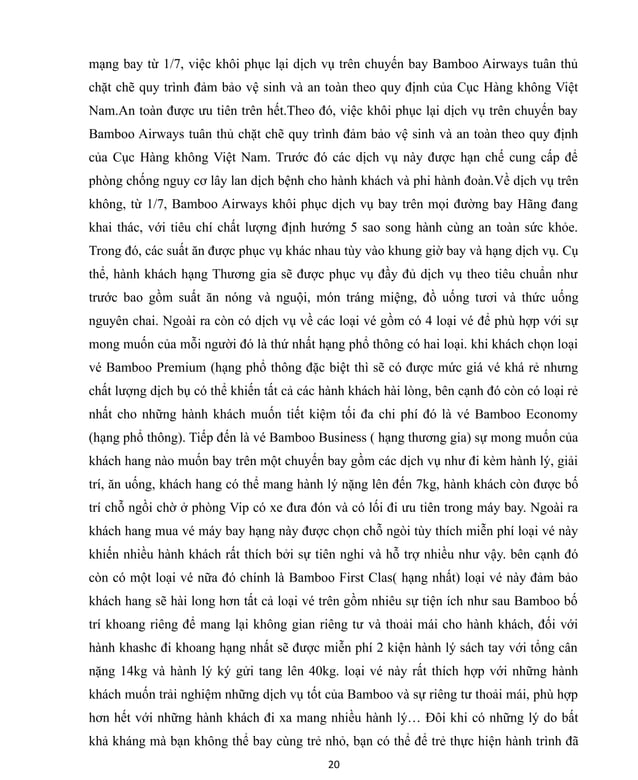 MẪU 3: TIỂU LUẬN MARKETING DỊCH VỤ, TẢI MIỄN PHÍ | PDF