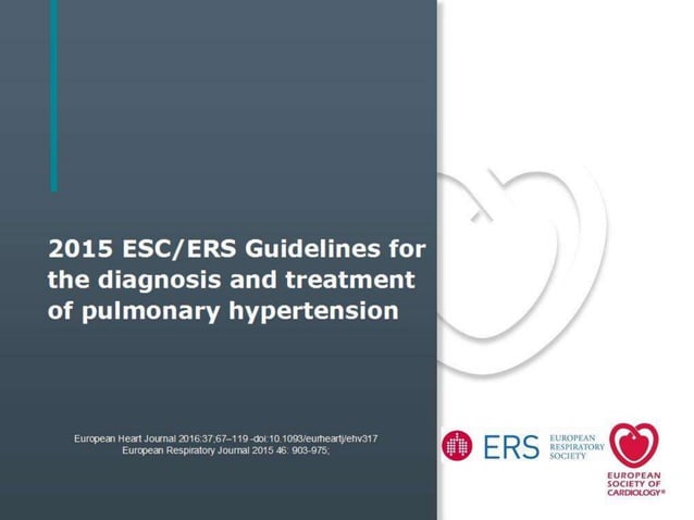 Pulmonary Hypertension: Guideline Directed Management | PPT