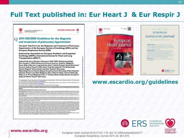 Pulmonary Hypertension: Guideline Directed Management | PPT
